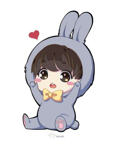Kookie Chibi Bts Drawings Bts Fanart Chibi