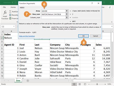 Index And Match In Excel Customguide