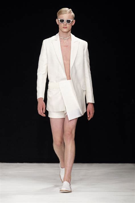 Xander Zhou Menswear Spring Summer London Nowfashion