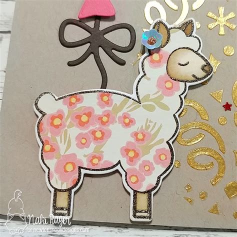 Newtons Nook Designs June Release Day 2 Loveable Llamas Set Notes From Naki