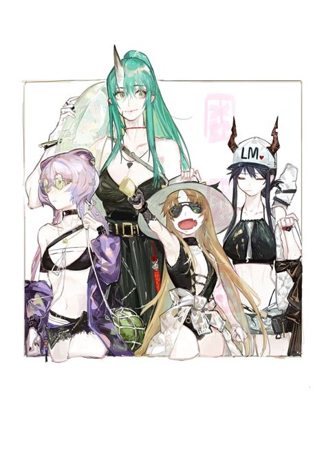 Ch En Hoshiguma Swire Female Tourist C And Lin Yuhsia Arknights