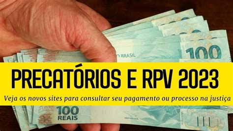 Precat Rios E Rpv Veja Os Novos Sites Para Consultar Seu Pagamento Ou