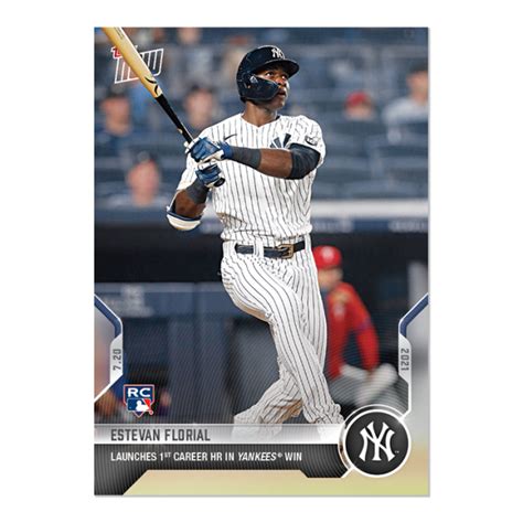 Estevan Florial Mlb Topps Now Card Pr