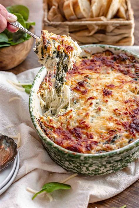Hot Crab Spinach Artichoke Dip The Cozy Plum