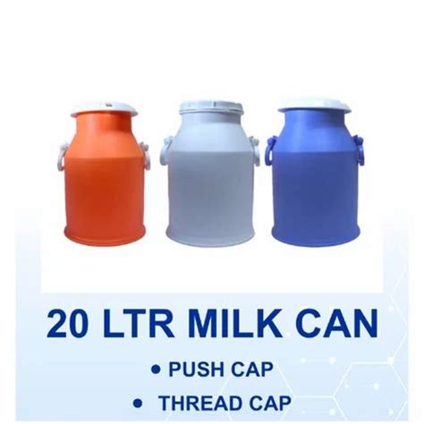 HDPE Plastic Milk Can 20 L At 35 In Chhatral ID 2853440970730