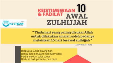 Amalan 10 Hari Bulan Dzulhijjah Amalan Amalan Yang Disunnahkan Untuk