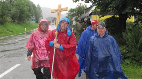 Pilger Auf Dem Richtigen Weg
