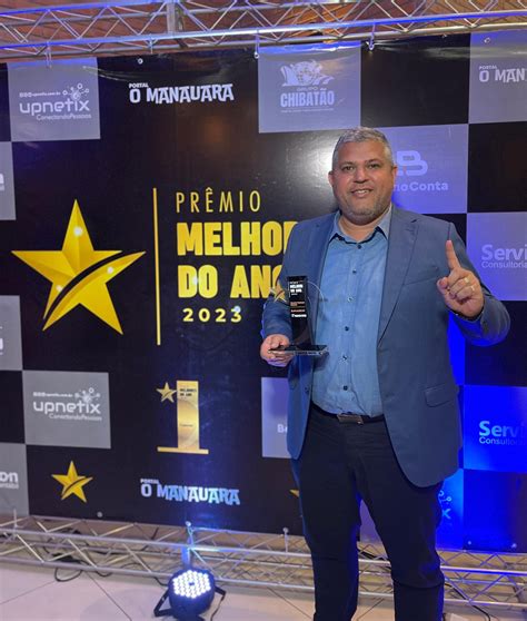 Vereador Elan Alencar ganha prêmio Melhores do Ano 2023 Portal RCOM