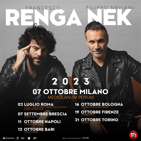 Francesco Renga e Nek il singolo inedito Linfinito più o meno e le
