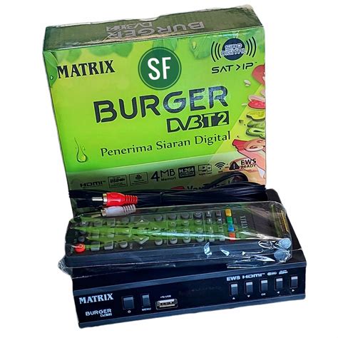 Jual STB Set Top Box TV Digital MATRIX BURGER DVB T2 Shopee Indonesia