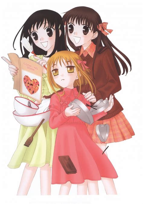 Honda Tohru Souma Kisa And Souma Kagura Fruits Basket Drawn By