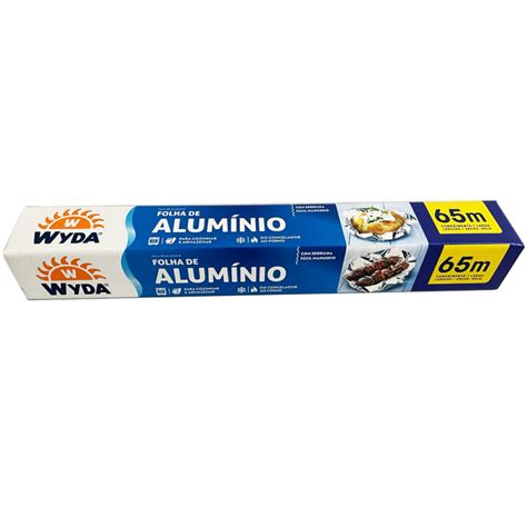 Folha Alumínio Wyda 65 Metros X 45 Cm