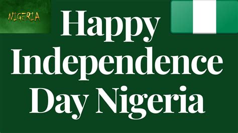 HAPPY 63RD INDEPENDENCE ANNIVERSARY NIGERIA YouTube