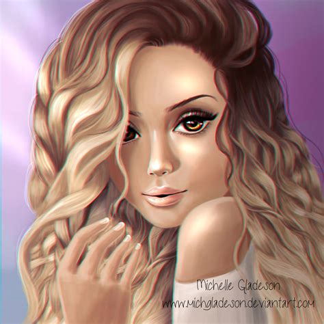 Commission Blonde Girl By Michgladeson On Deviantart