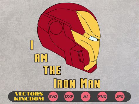 I Am The Iron Man Svg Iron Man Svg Tony Stark Svg Avengers Svg
