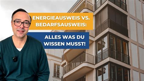 Energieausweis und Bedarfsausweis erklärt Alles was du wissen musst