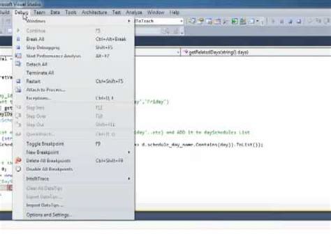 How To Debug In Visual Studio Youtube