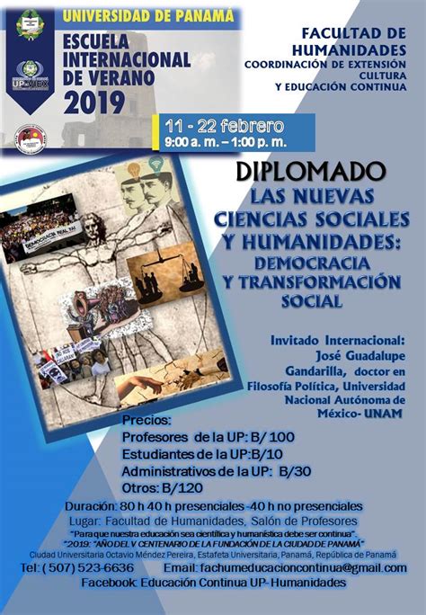 Diplomado Las Nuevas Ciencias Sociales Y Humanidades Fac Humanidades