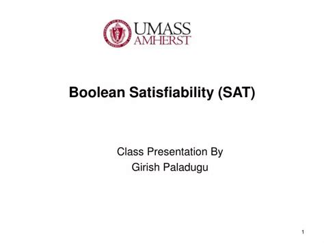 ppt boolean satisfiability sat powerpoint presentation free download id 1447150