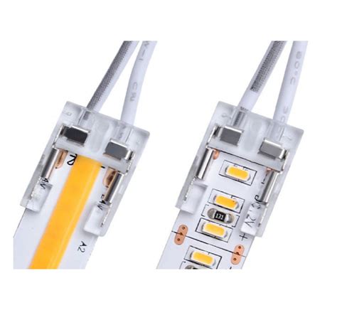 LED Leuchtband 24V COB Verbinder 10 MM ohne Löten Anfangsstück 10cm