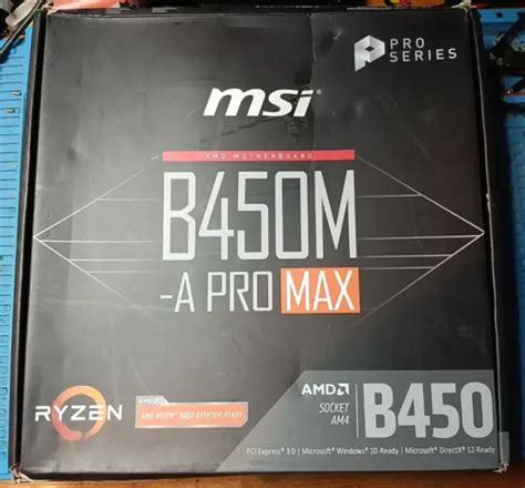 Msi B M Pro Vdh Max Amd Am B Micro Atx Motherboard Faulty