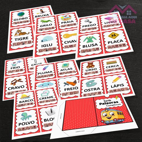 Bingo De Palavras Pedagogia Aqui Em Casa Juliana Carreira Descubra