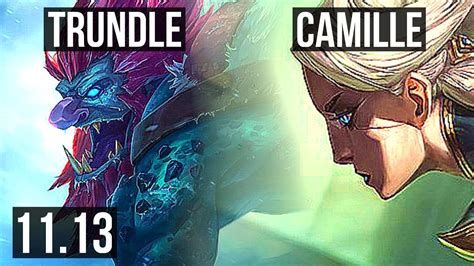 Trundle Vs Camille Top M Mastery Games Rank