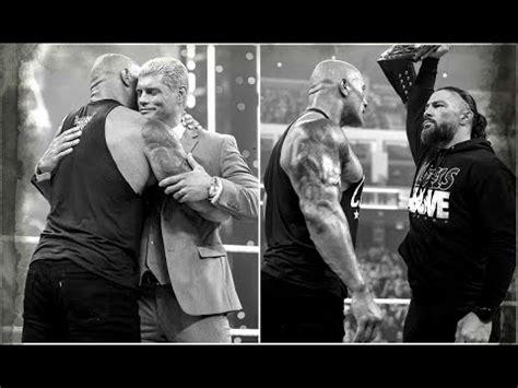 CODY RHODES NO TERMINARÁ SU HISTORIA Y THE ROCK ENFRENTARÁ A ROMAN