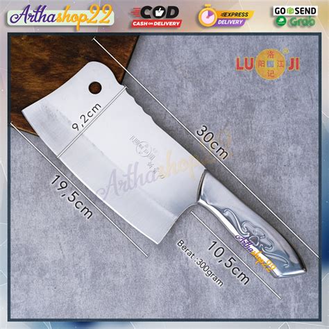 Jual Golok Daging Stainless B Golok Tulang Pisau Cincang Pisau