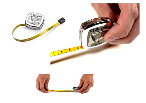 Cescorf Skinfold Body Fat Caliper With Case And Anthropometric Tape