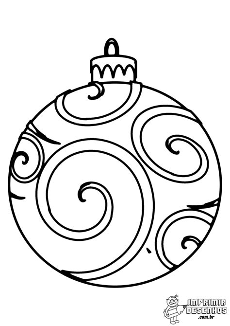 Bola De Natal Detalhada Para Colorir Imprimir Desenhos