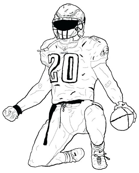 Nfl Coloring Pages To Print At Getcolorings Free Printable