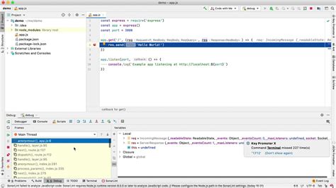 Intellij Debugging With Nodemon Youtube