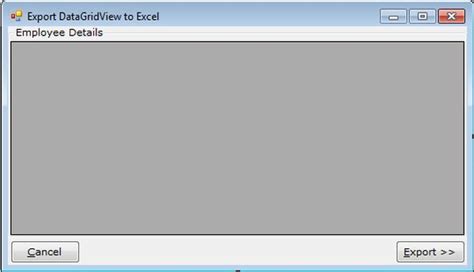 Export Datagridview Data To Excel In C Without Saving To File System