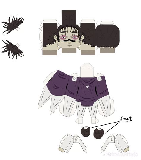 Jujutsu Kaisen Satoru Gojo Papercraft Artofit