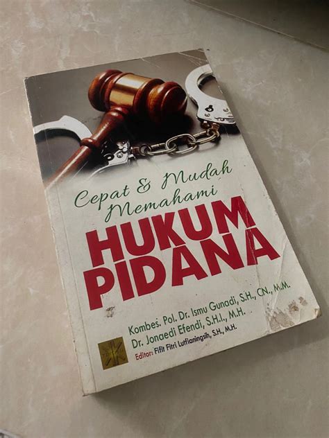 Buku Hukum Pidana On Carousell