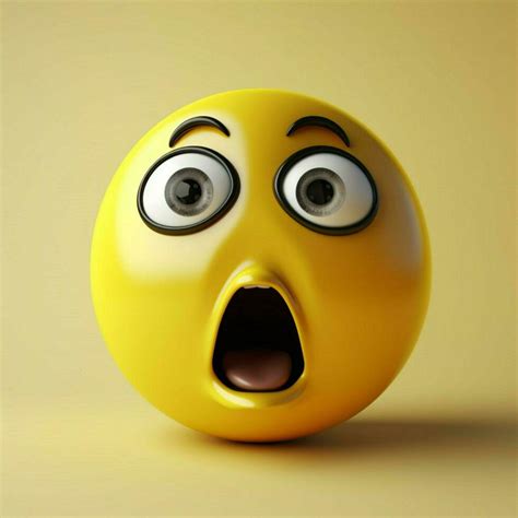A Emoji With Surprise Face 23457609 Stock Photo At Vecteezy
