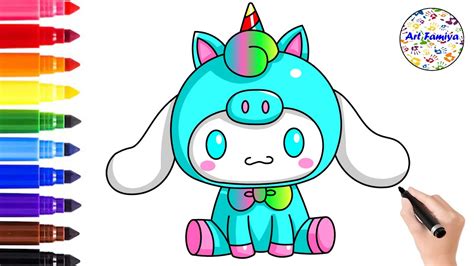 How To Draw A Unicron Cinnamoroll Easy Sketch Step By Step Sanrio