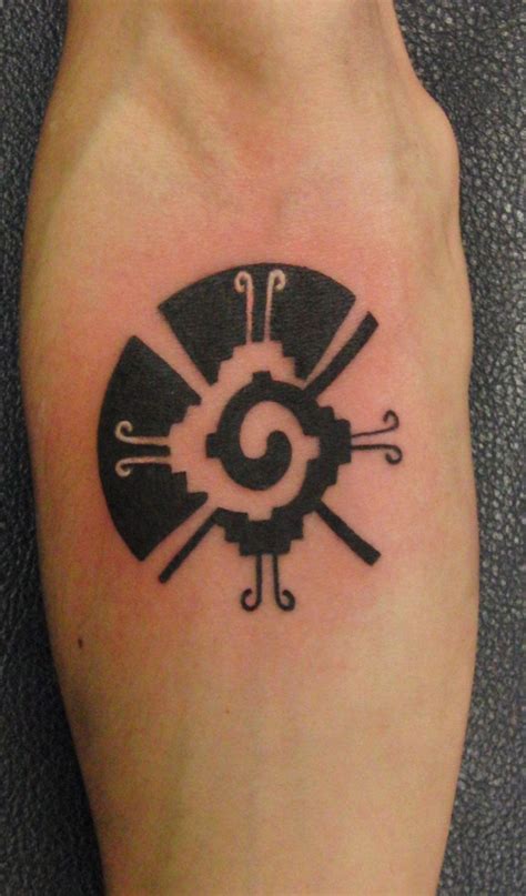 Hunab Ku By CakeinyourFace On DeviantART Mayan Tattoos Aztec Tattoo