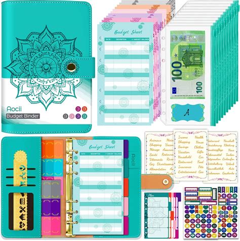 Aocii Budget Planner Deutsch Budget Binder A6 Budgetplaner