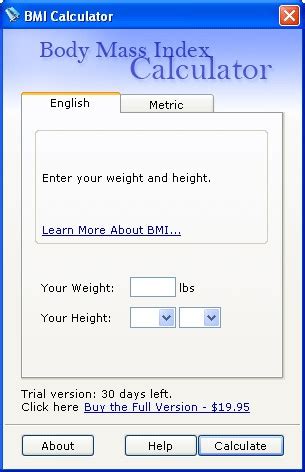Deped K To Bmi Body Mass Index Template Calculator