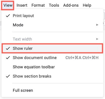 How To Add Edit And Remove Tab Stops In Google Docs