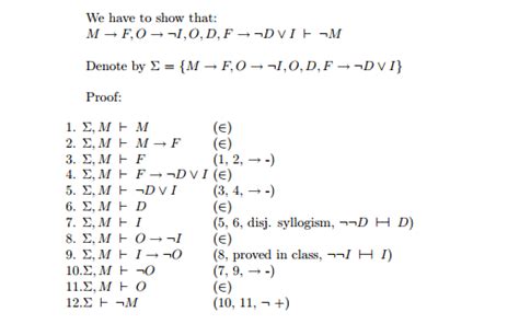 how to do logical proofs
