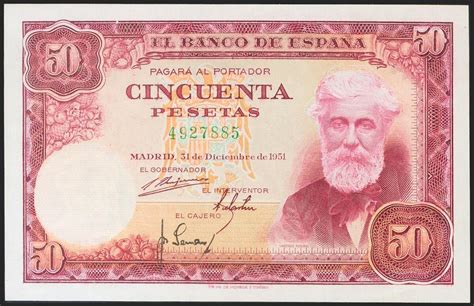 NumisBids Numismática ibercoin Online Auction 66 Lot 96 50 pesetas