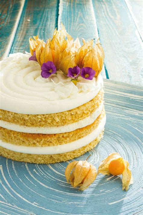 Pastel naked de coco y limón Puratos