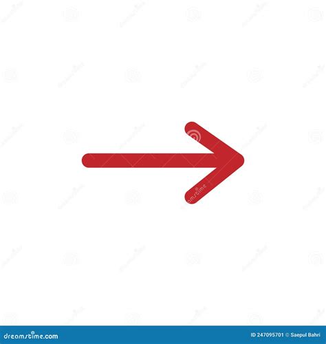Flecha Roja Vectorial Icono De Flechas Rojas Icono Del Vector De