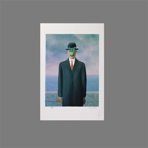 René MAGRITTE Le Fils de l Homme The Son of Man