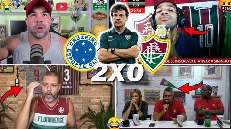 REAÇÕES TRICOLORES LANTERNA DO BRASILEIRAO CRUZEIRO 2X0 FLUMINENSE