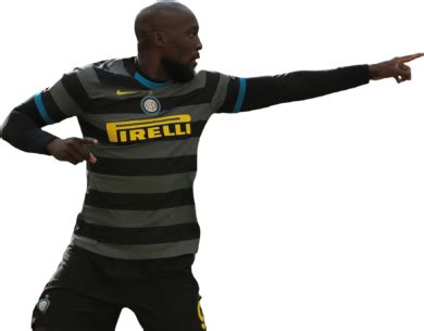 Romelu Lukaku Inter Football Render Footyrenders