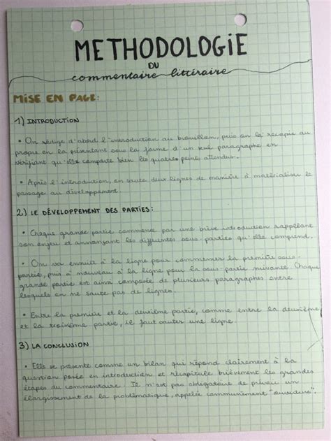 M Thodologie Du Commentaire Litt Raire Analyse De Texte Astuces Pour